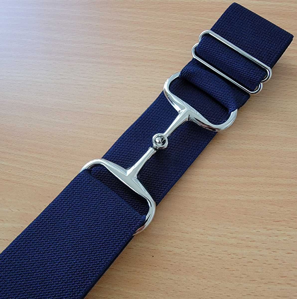 Beci Snaffle Belt Navy x Silver – Beci Equi Couture